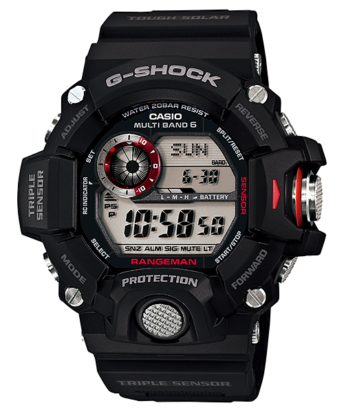 G-Shock Rangeman GW-9400 Solar Triple Sensor Watch - 53mm – Motif Jewelers